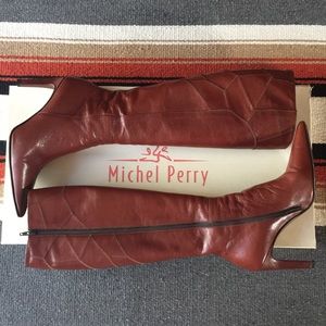 Michel Perry | Shoes | Authentic Vintage Michel Perry Leather Boots ...